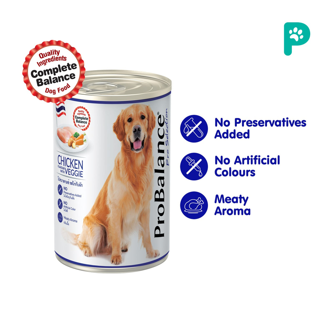Probalance 400g Chicken With Vegetable Wet Dog Food — PetSupply.my